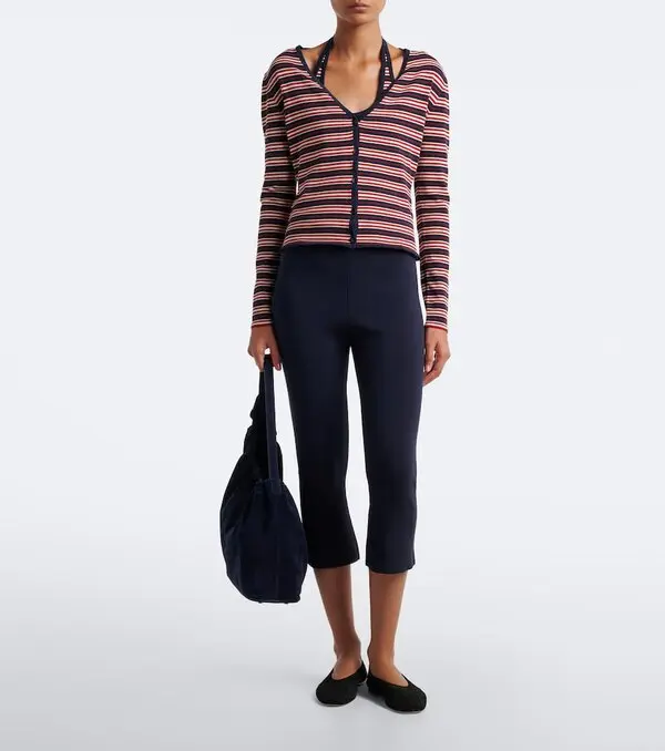 Faithfull The Brand Doris Striped Cotton-blend Cardigan
