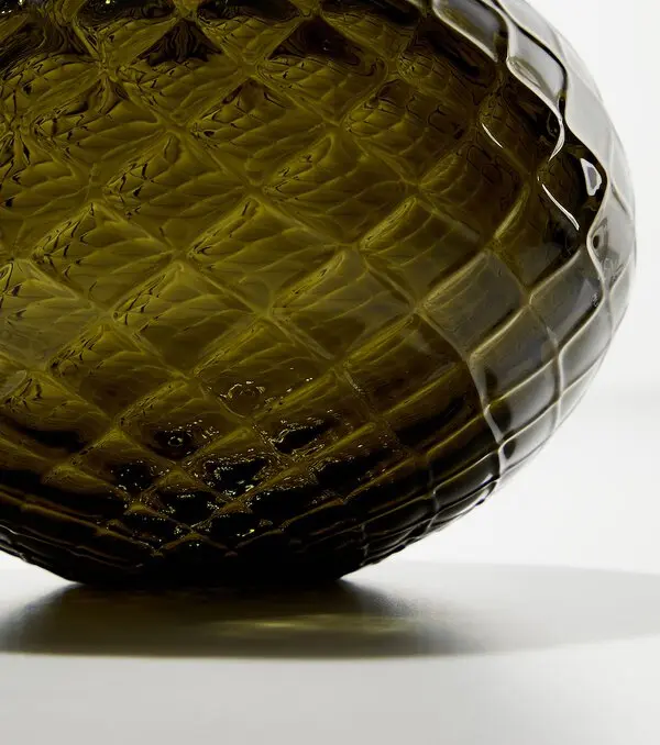 VENINI Monofiori Balloton Small Murano Glass Vase - Green