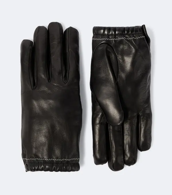Our Legacy Rider Leather Gloves - Black