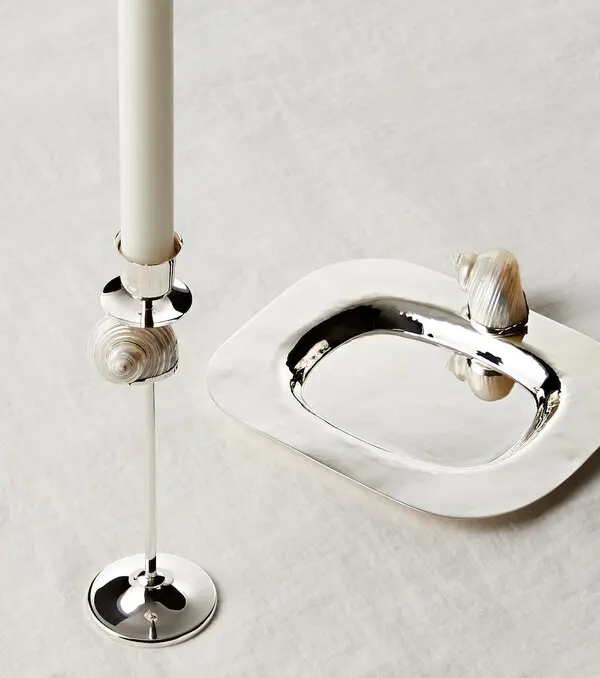 TAVARES 1922 Shell Sterling Candle Holder
