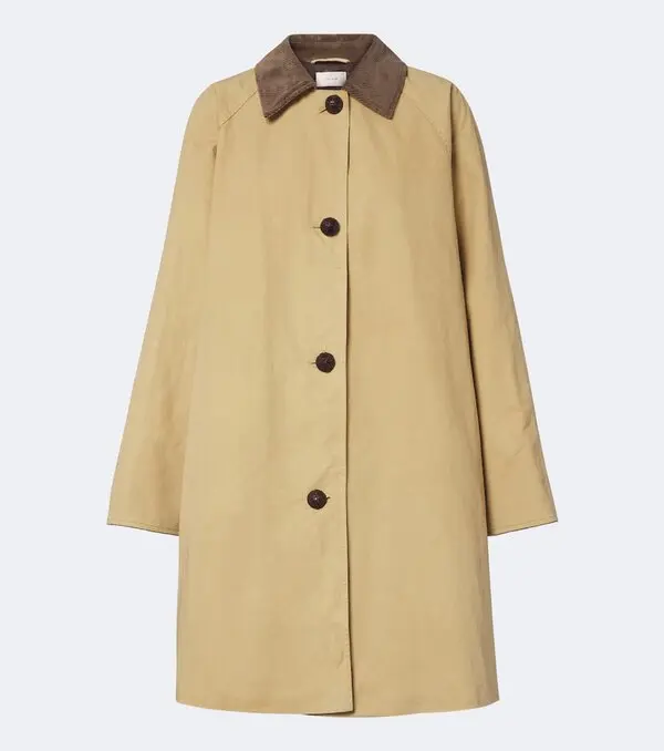 THE ROW Ina Cotton Gabardine Coat
