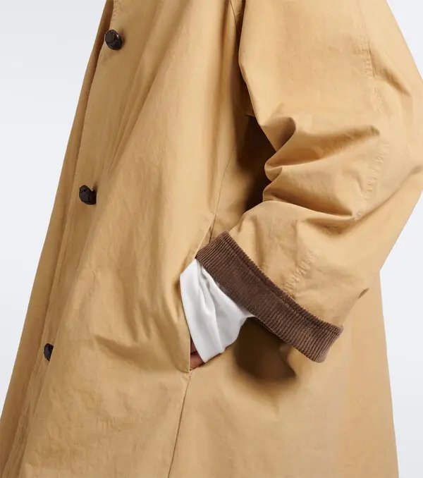 THE ROW Ina Cotton Gabardine Coat