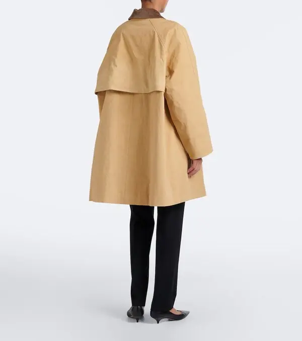THE ROW Ina Cotton Gabardine Coat