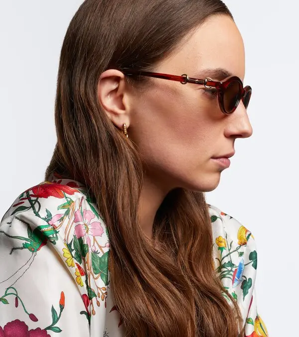 Gucci Horsebit Round Sunglasses