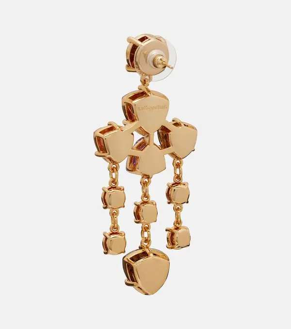 SELF-PORTRAIT Crystal-embellished Drop Earrings