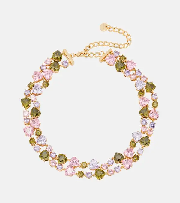SELF-PORTRAIT Crystal-embellished Necklace