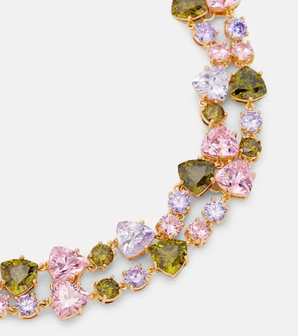 SELF-PORTRAIT Crystal-embellished Necklace