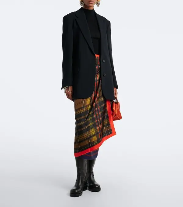 Dries Van Noten Leather Biker Boots