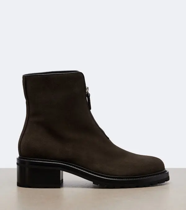 THE ROW Hike Suede Ankle Boots