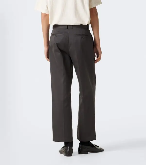 THE ROW Nesper Pleated Straight Pants
