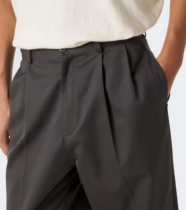 THE ROW Nesper Pleated Straight Pants