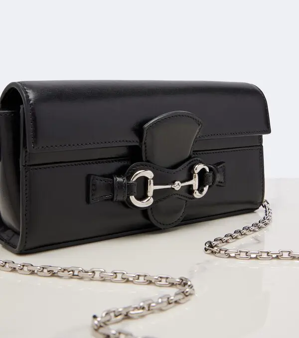 Gucci Horsebit Leather Wallet On Chain