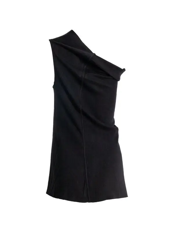 Rick Owens Cotton Mini Dress - Black