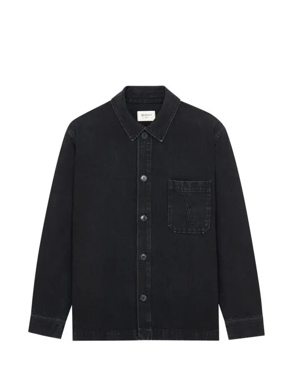 Saint Laurent Denim Cotton Overshirt