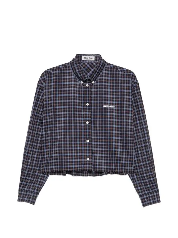 Miu Miu Tartan Shirt