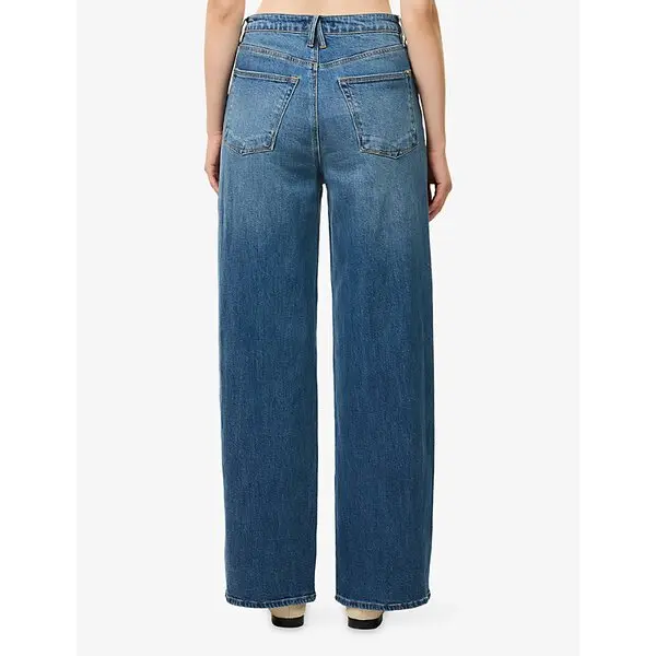 Good American Vintage Wide-leg Denim Jeans