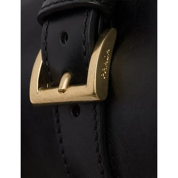 Prada Buckle Leather Ankle Boots