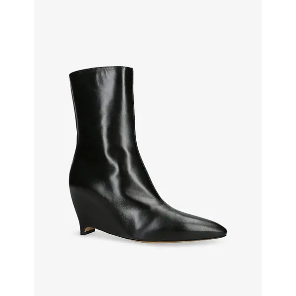 MAISON MARGIELA Heel Less Leather Ankle Boots