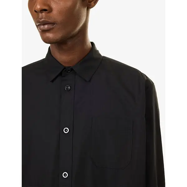 Sacai Patch-pocket Cotton-blend Shirt