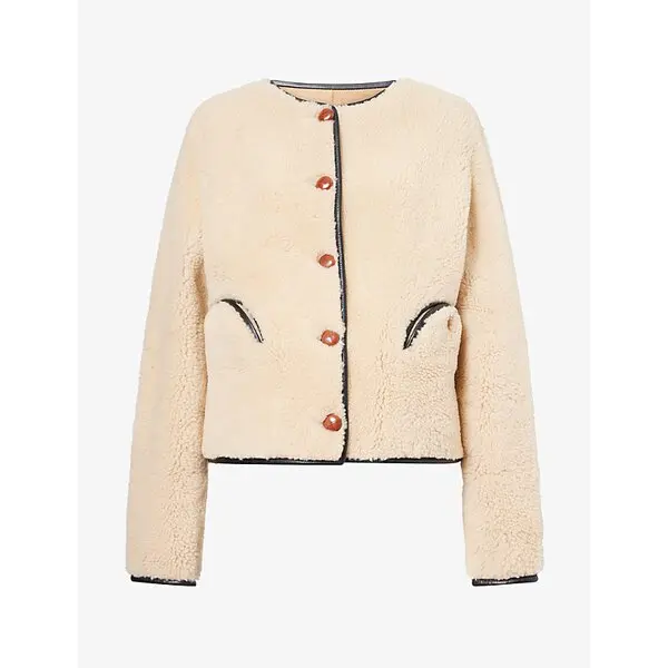 BLAZÉ MILANO Gliss Bolero Shearling Jacket