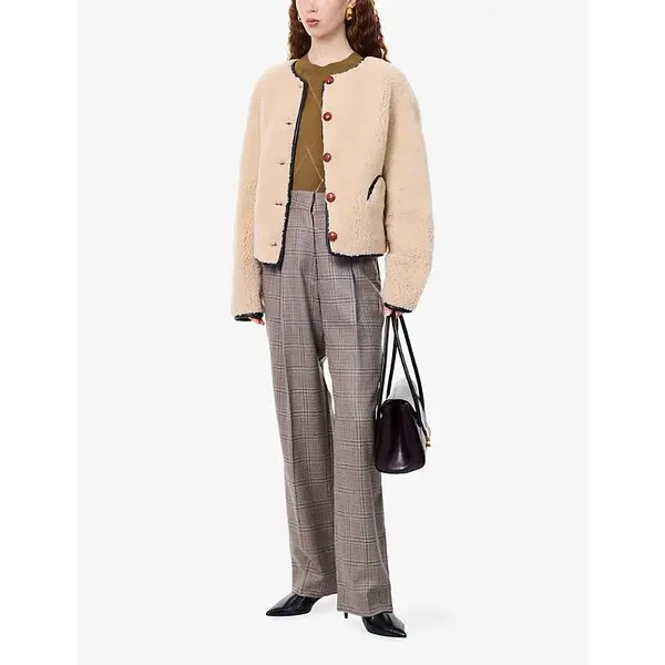 BLAZÉ MILANO Gliss Bolero Shearling Jacket