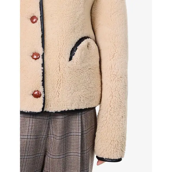 BLAZÉ MILANO Gliss Bolero Shearling Jacket