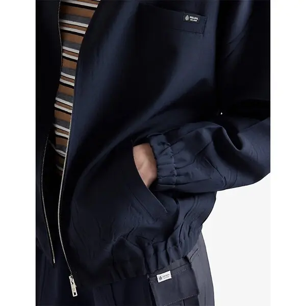 Prada Mohair Wool Blouson Jacket