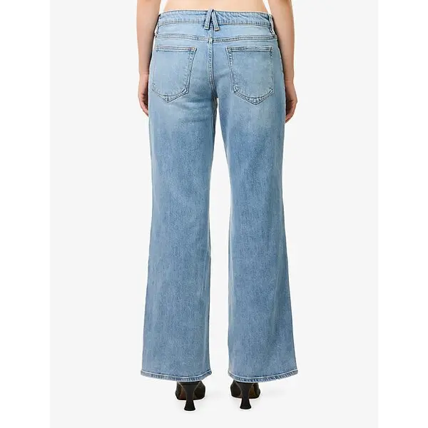 Good American Vintage Low-rise Loose Wide Leg Jeans