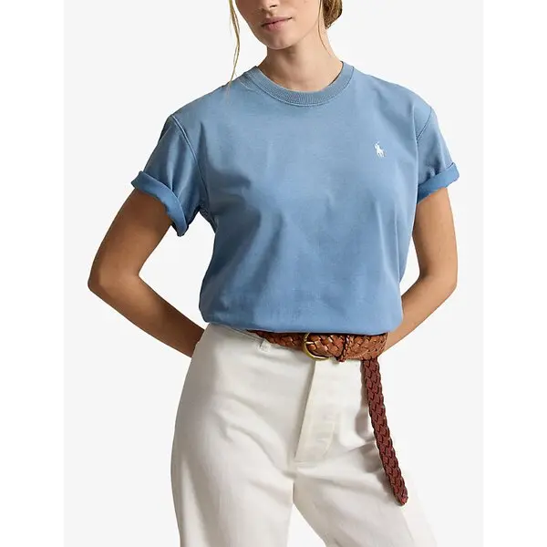 Polo Ralph Lauren Cotton-jersey T-shirt - Camp Blue