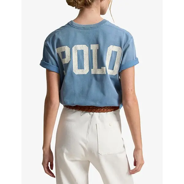 Polo Ralph Lauren Cotton-jersey T-shirt - Camp Blue