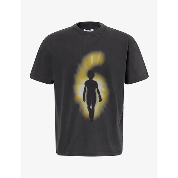 1886 Digital Sense Graphic-print Cotton T-shirt