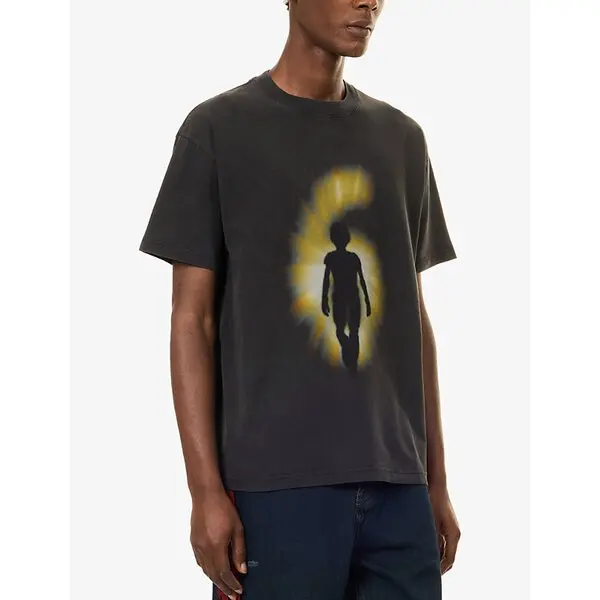1886 Digital Sense Graphic-print Cotton T-shirt