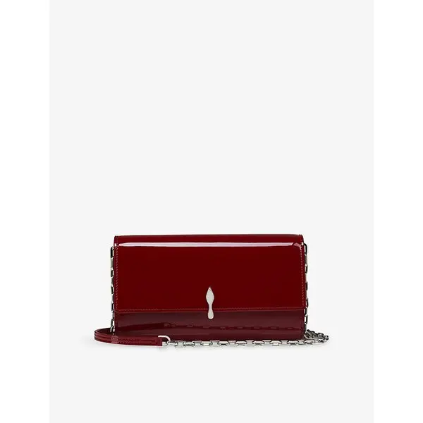 CHRISTIAN LOUBOUTIN Bettina Patent-leather Wallet-on-chain - Empire
