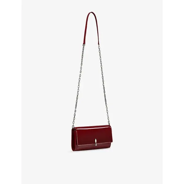 CHRISTIAN LOUBOUTIN Bettina Patent-leather Wallet-on-chain - Empire
