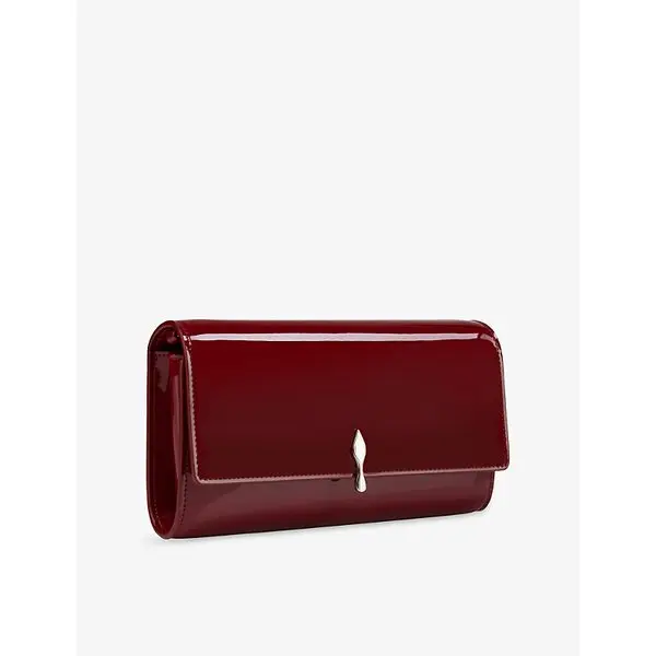 CHRISTIAN LOUBOUTIN Bettina Patent-leather Wallet-on-chain - Empire