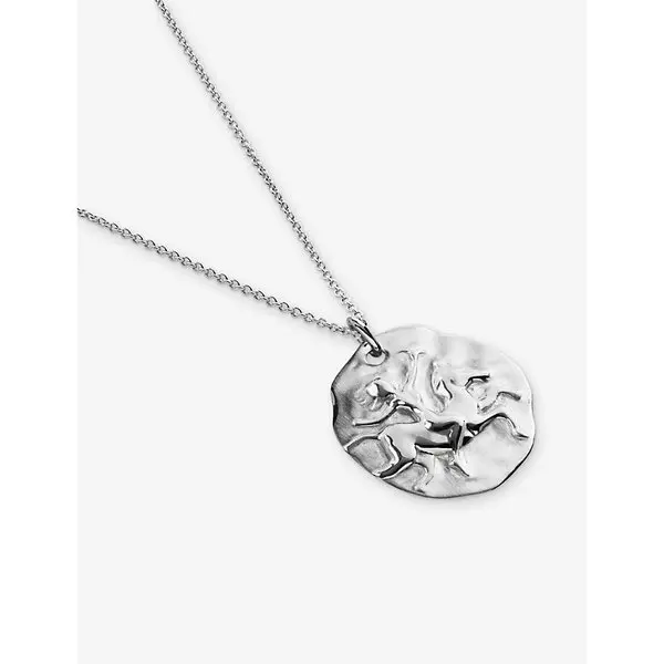 Monica Vinader Sagittarius Zodiac Sterling Pendant Necklace - Silver