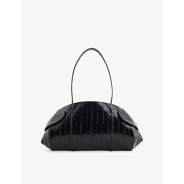 NEOUS Berenices East West Leather Shoulder Bag