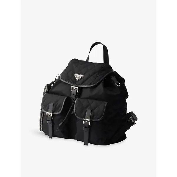Prada Medium Quilted Re-nylon Backpack