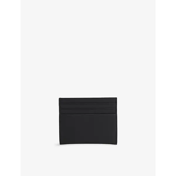 BOSS Logo Leather Card Holder
