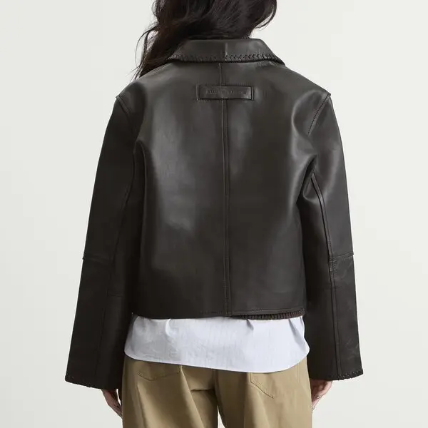 SAMSØE SAMSØE Salylo Leather Jacket