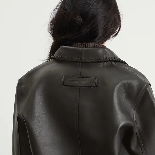 SAMSØE SAMSØE Salylo Leather Jacket