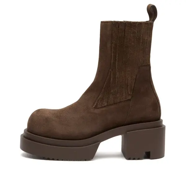 Rick Owens Bogun Suede Ankle Boot