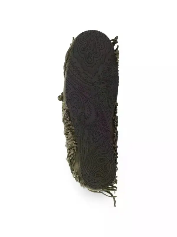 Etro Fringe-trim Suede Loafers