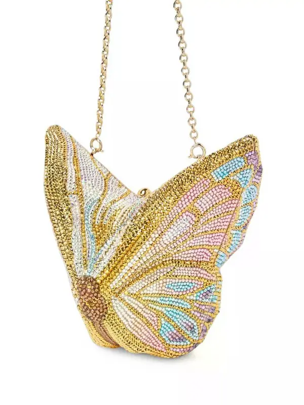 Judith Leiber Serafina Crystal-embellished Butterfly Clutch Bag