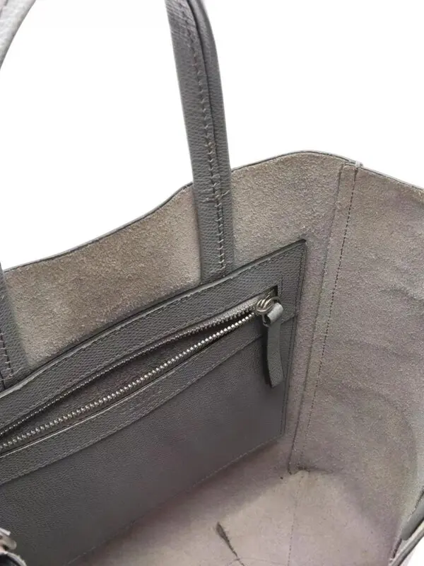Celine 2000-2026 Small Grained Calfskin Vertical Cabas Tote Satchel