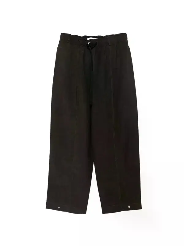 Studio Nicholson Calvo Elasticated-waist Trousers - Brown