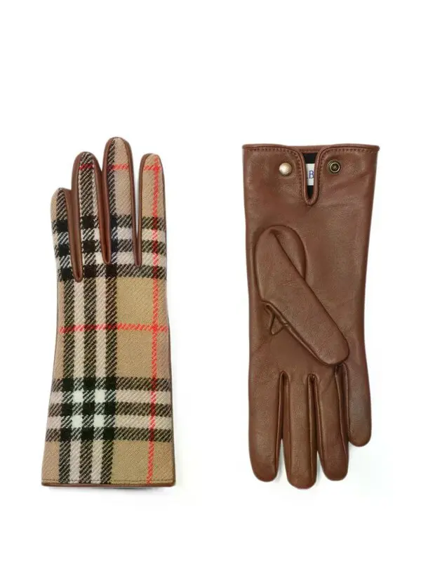 Burberry Check-pattern Gloves