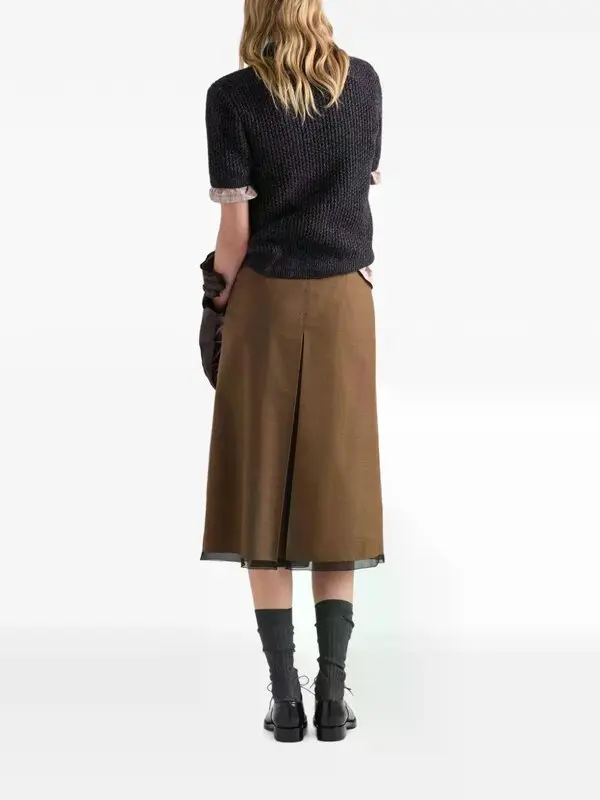 Prada Wool Midi-skirt