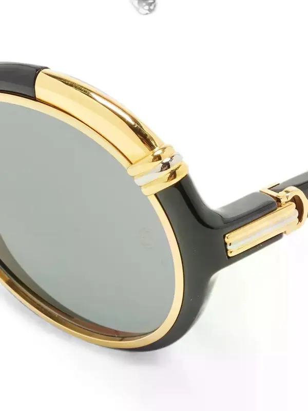 Cartier 1991 Diabolo Round Sunglasses