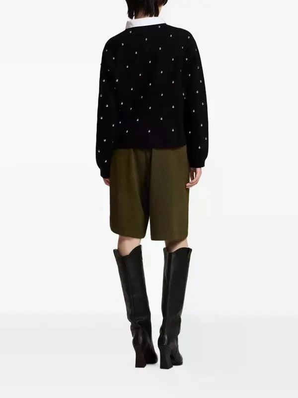 Essentiel Antwerp Klou Stud-embellished Sweater - Black